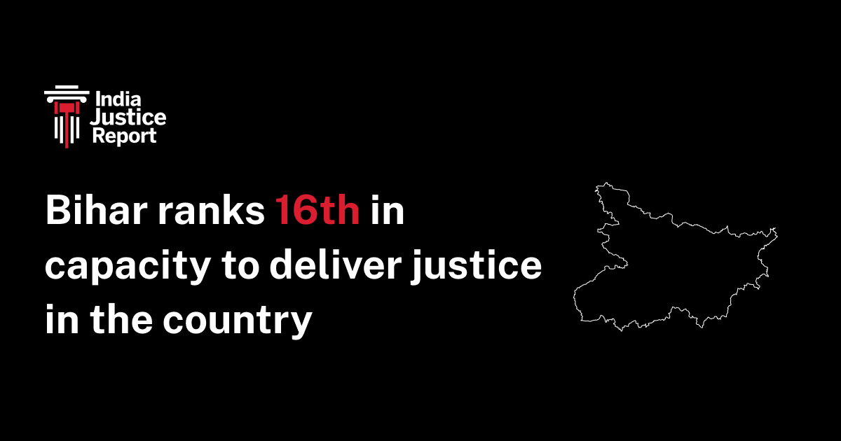 Bihar State Analysis | India Justice Report