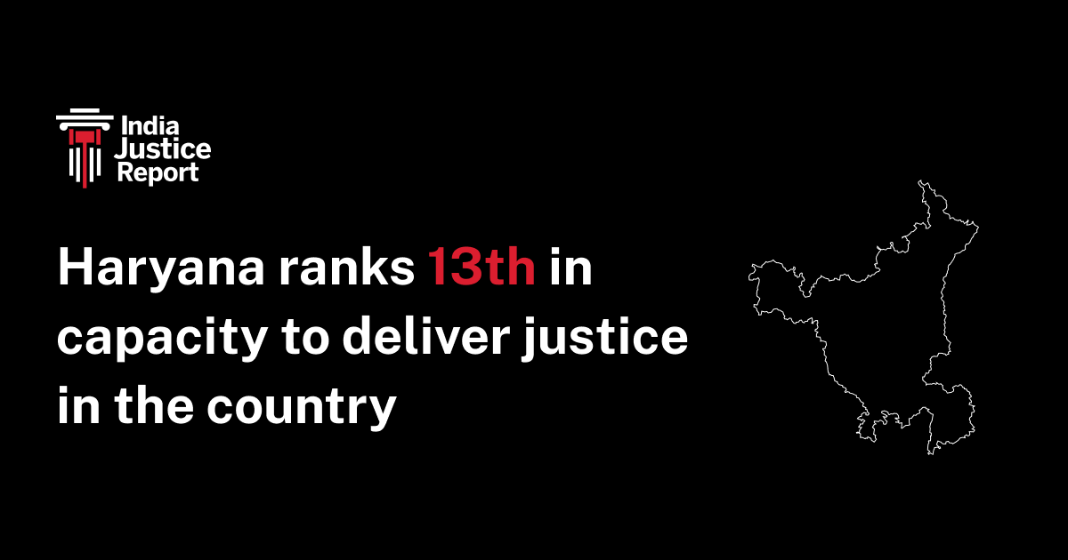 Haryana State Analysis | India Justice Report